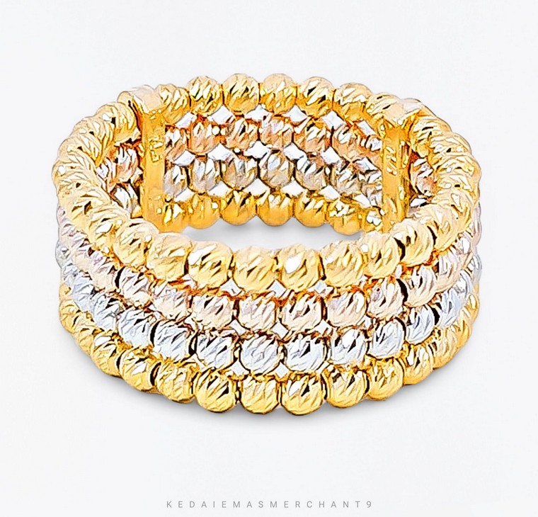 Cincin Emas Italian 4 Layer 3C