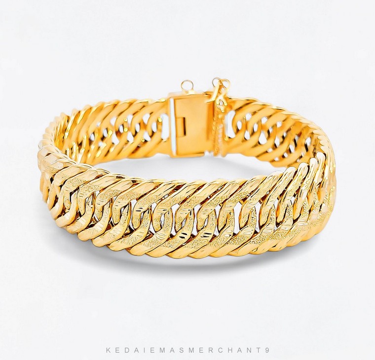 Rantai Tangan Kait 3 Pasir L:1.6CM (KLIP PETAK)