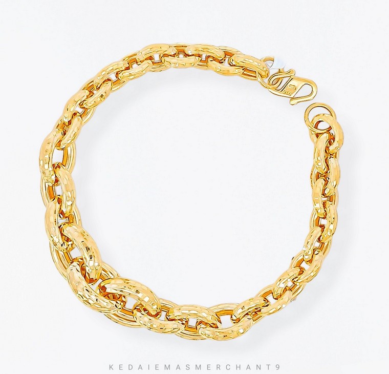 Rantai Tangan Sauh Oval Dimensi Perut Ular L:1.1CM
