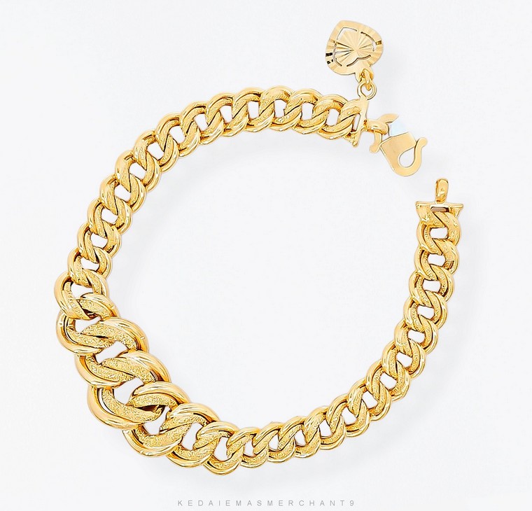 Rantai Tangan Coco Perut Ular L:1.3CM