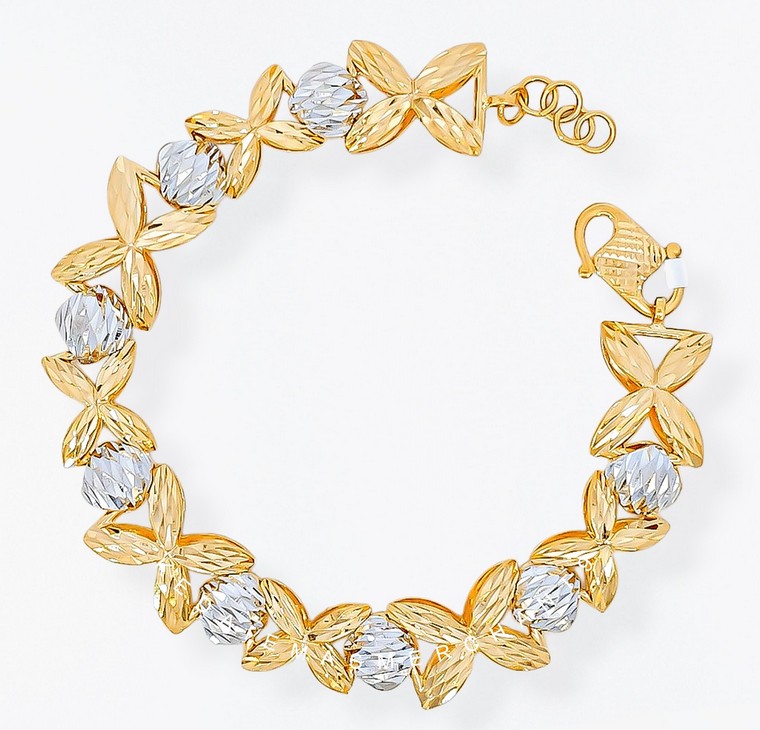 Rantai Tangan Bunga Tanjung 2C L:1.2CM