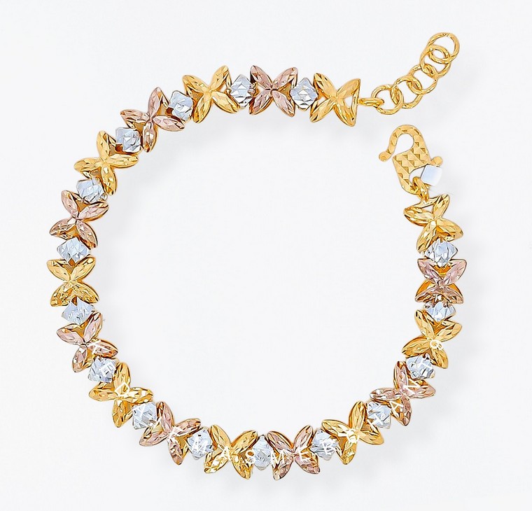 Rantai Tangan Bunga Tanjung 3C L:0.8CM