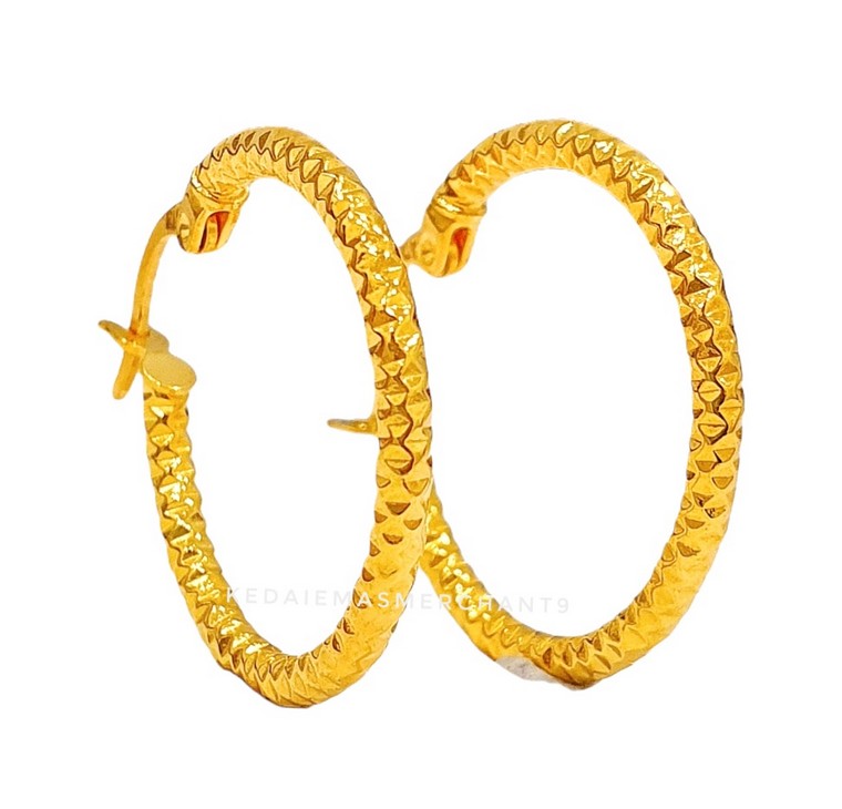 Subang Ring Dimensoes Dia:1.9CM