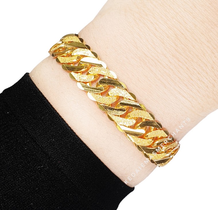 Rantai Tangan Kait 2 Pasir Padu L:0.95CM (KLIP PETAK)