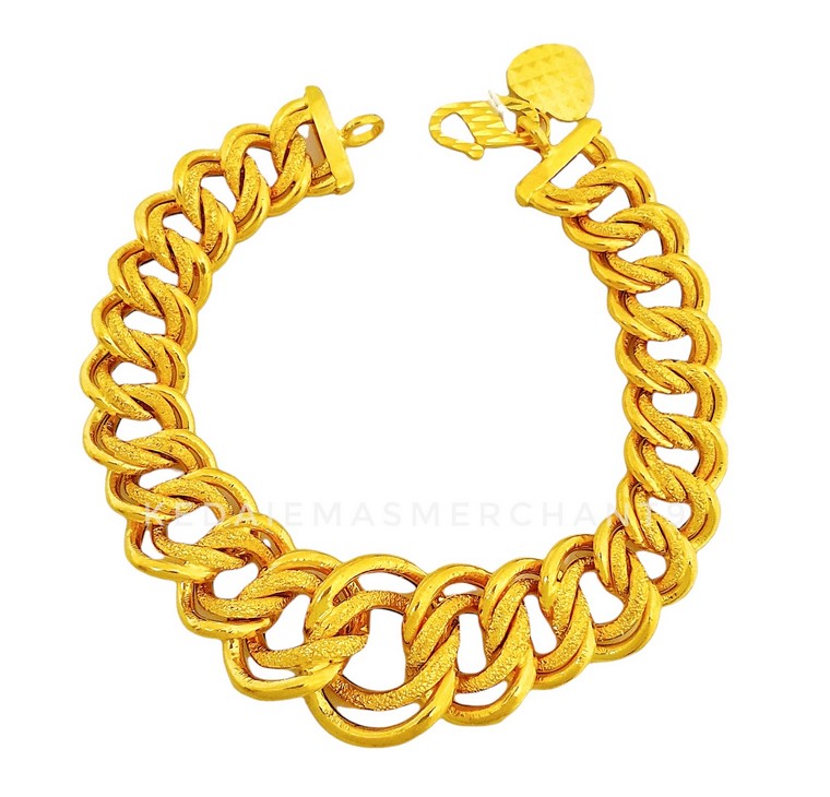 Rantai Tangan Coco Perut Ular L:1.6CM