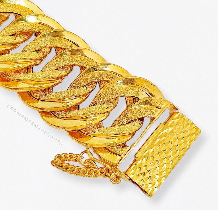 Rantai Tangan Coco Kait King Pasir L:2.7CM (Klip Petak)