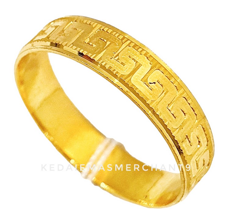 Cincin Emas Belah Rotan FD