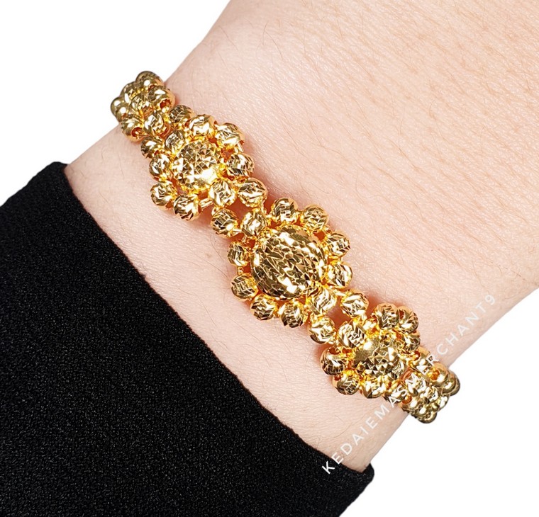 Rantai Tangan Eternity Bunga Italian