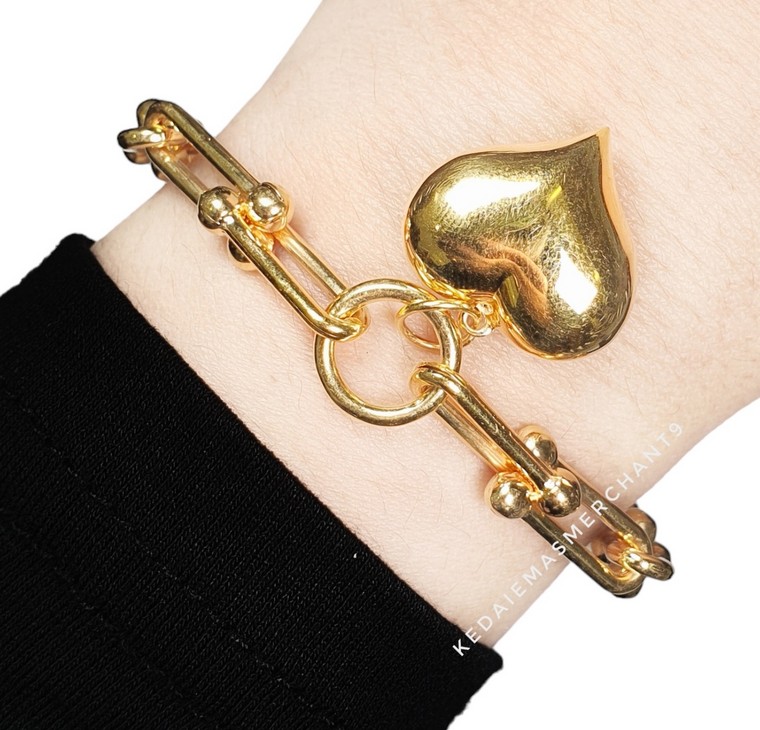 Rantai Tangan Choker Hardware Love L:0.65CM