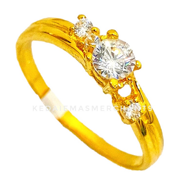 Cincin Emas Permata 6641