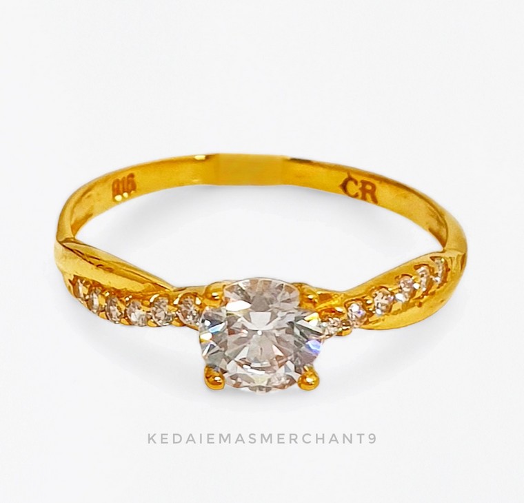 Cincin Emas Permata 6749