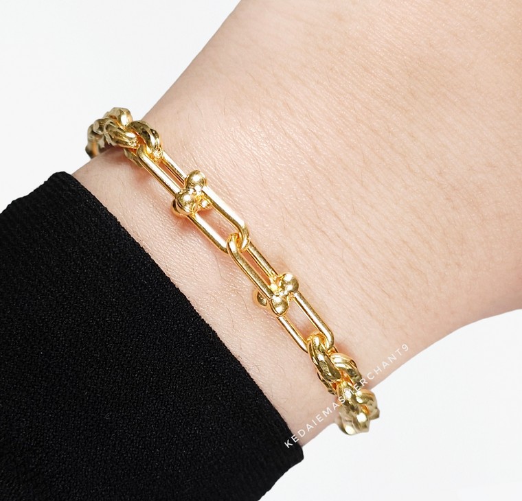 Rantai Tangan Hardware Sauh Fashion L:0.6CM