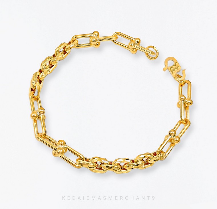 Rantai Tangan Hardware Sauh Fashion L:0.6CM