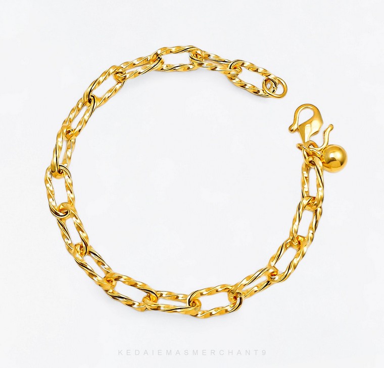 Rantai Tangan Paperclip Rope L:0.45CM